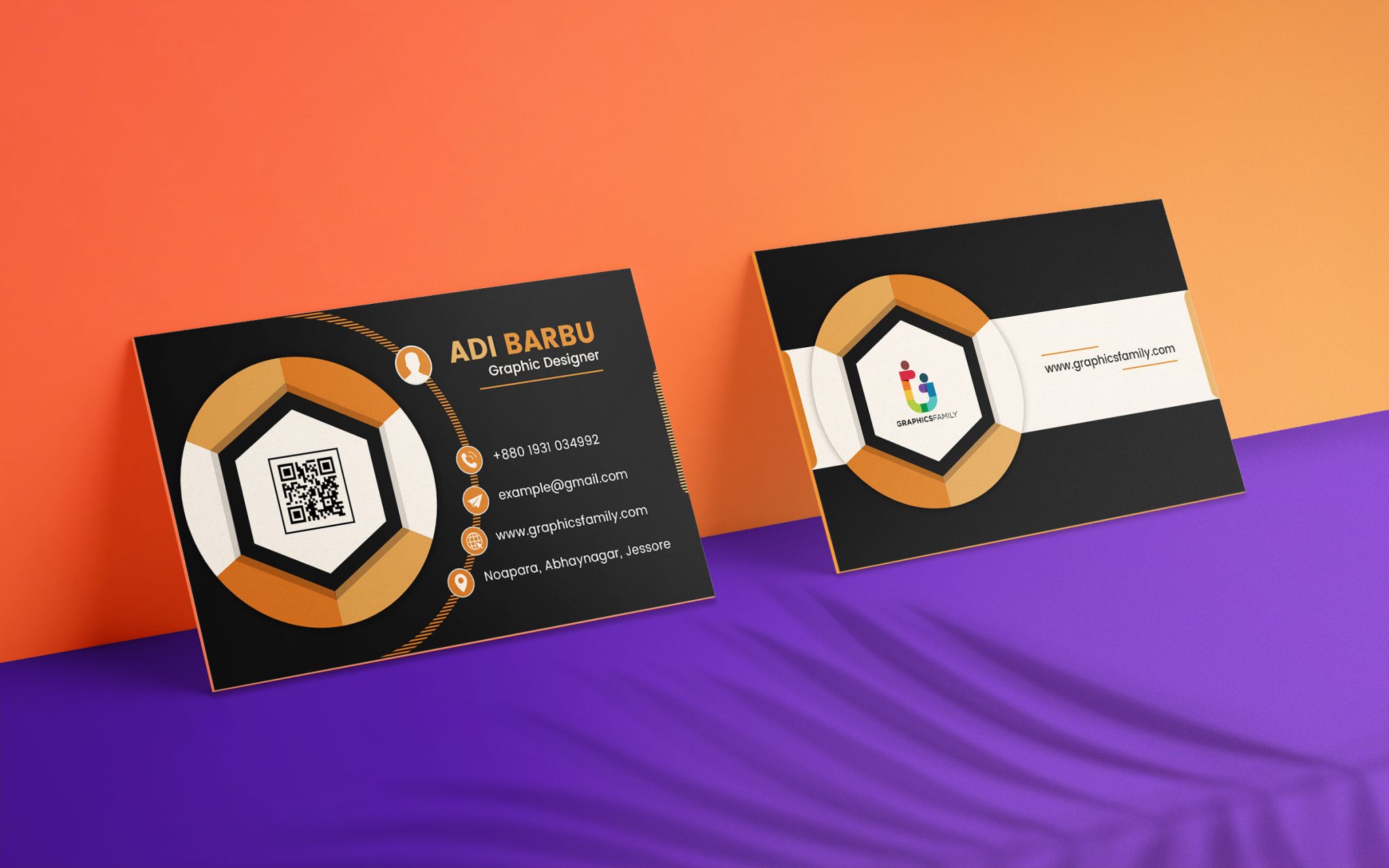 Professional And Creative Business Card Design Template – GraphicsFamily