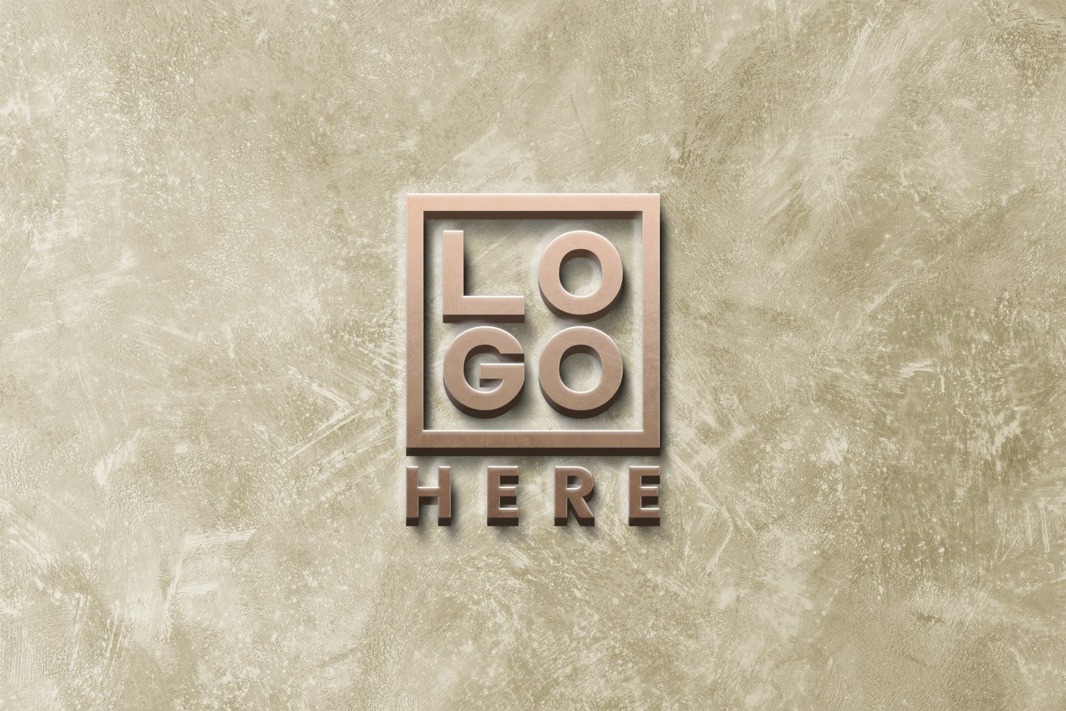 Wall Front Logo Mockup – GraphicsFamily