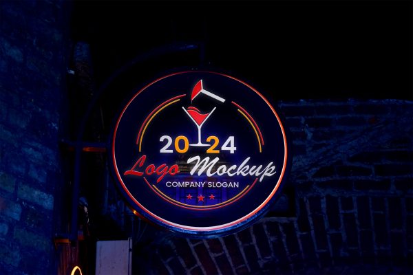 Commercial Signage Logo Mockup – GraphicsFamily