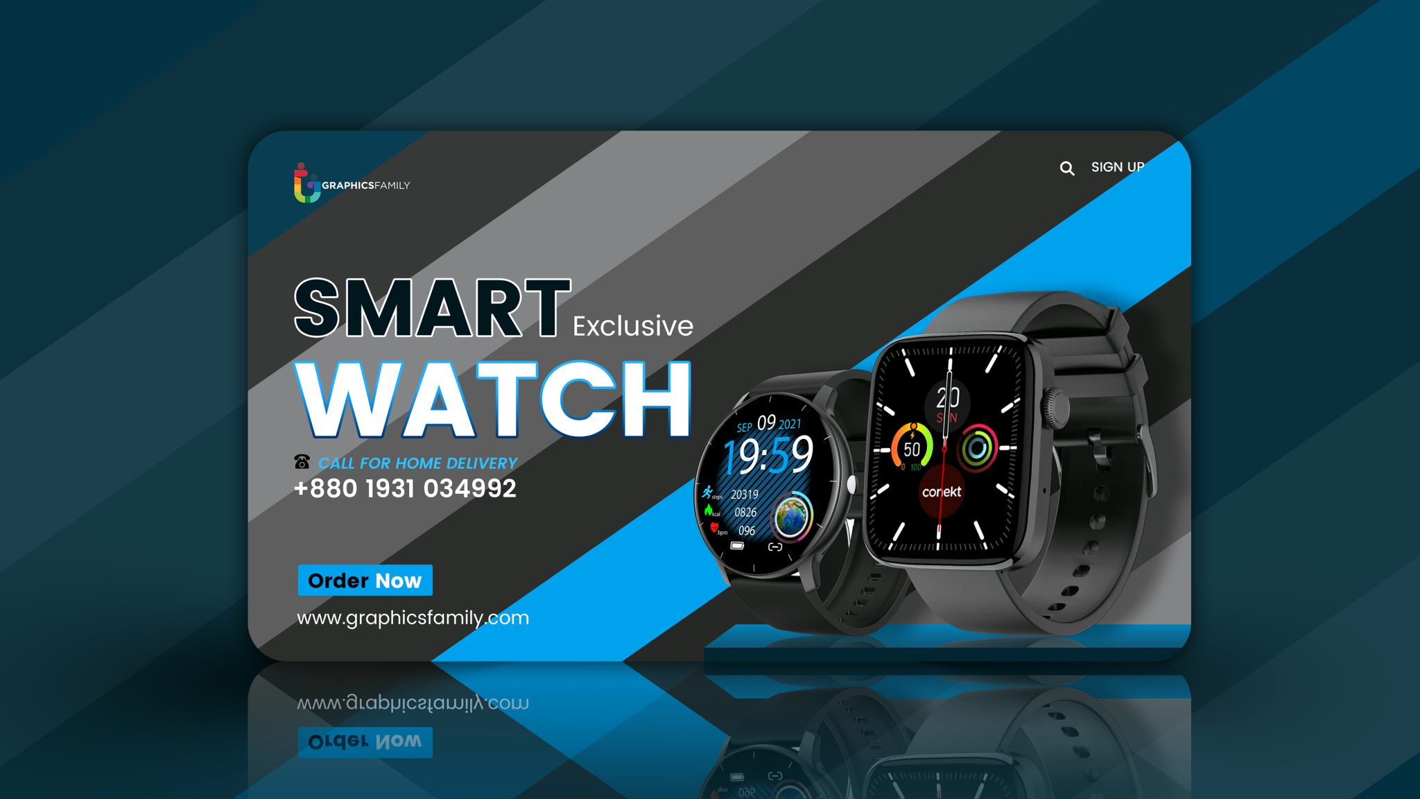 Promo Ecommerce Website Banner Design – GraphicsFamily