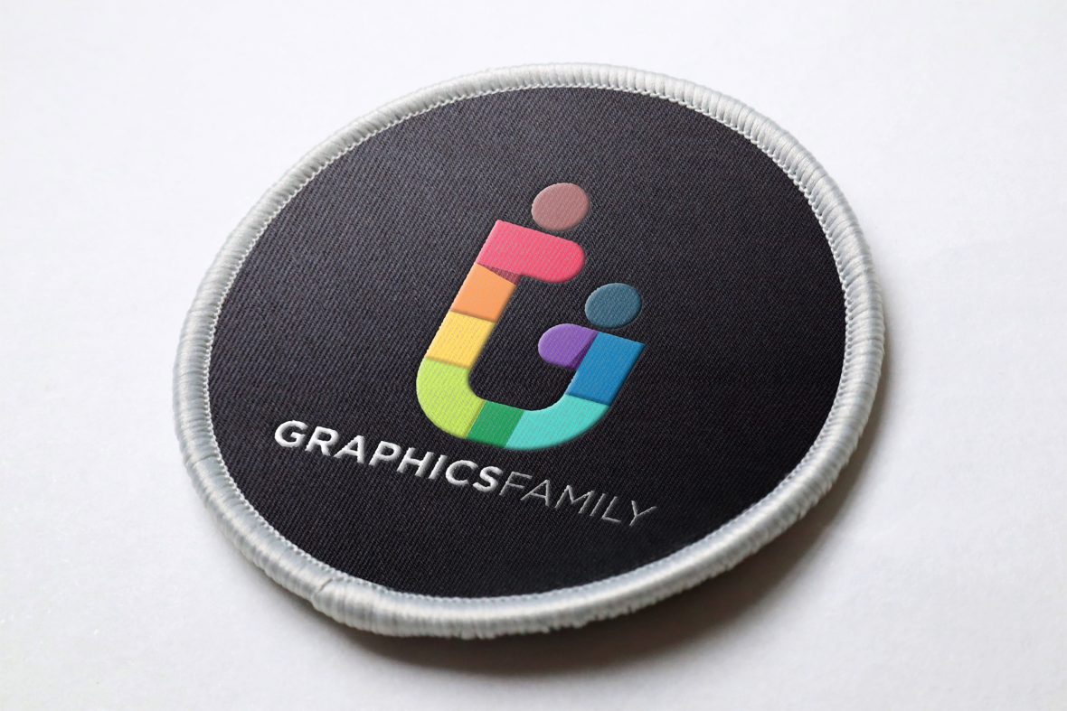 Rounded Textile Logo Mockup – GraphicsFamily