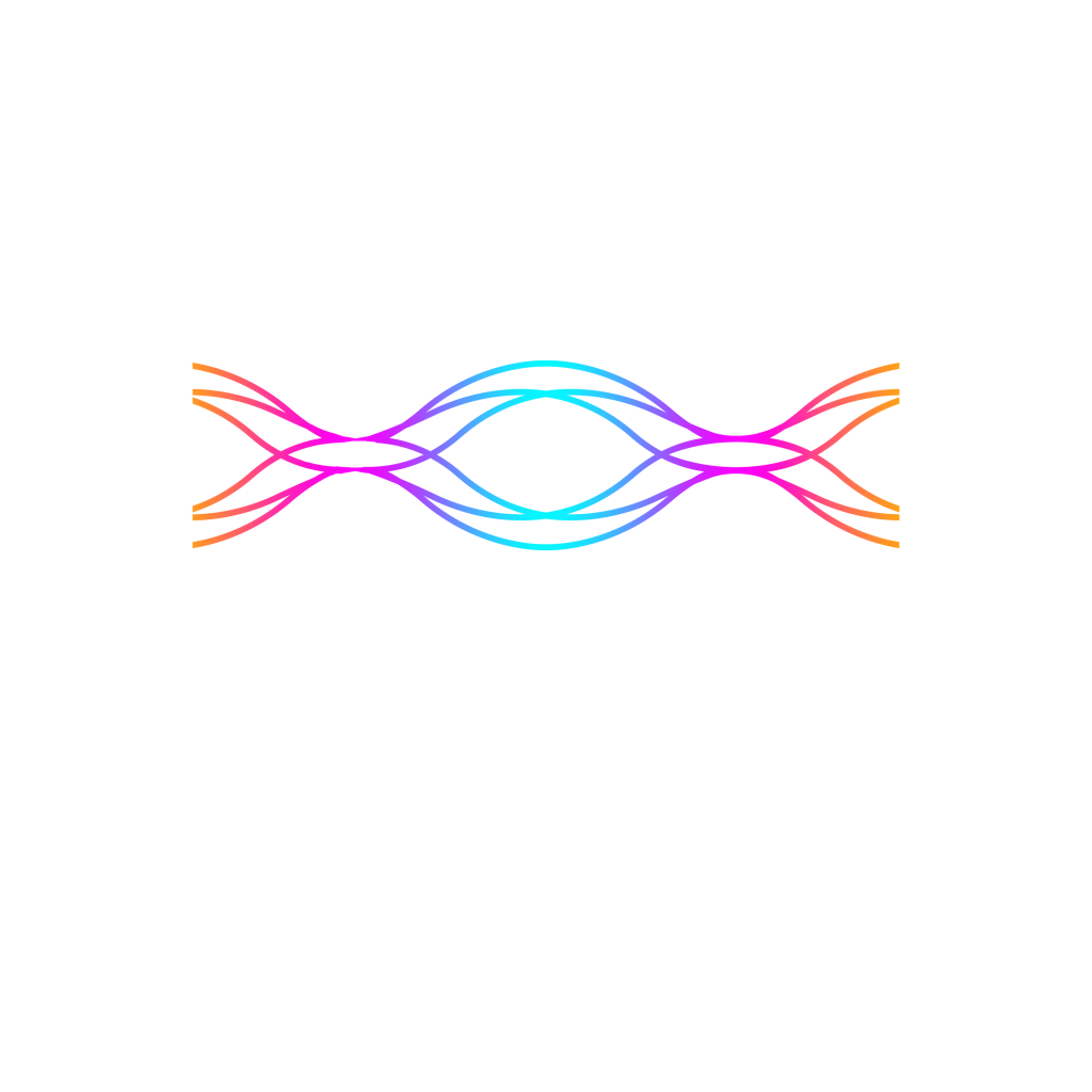 Colorful sound wave logo design template vector image – GraphicsFamily