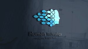 Free Human Technology Logo Design Template – GraphicsFamily