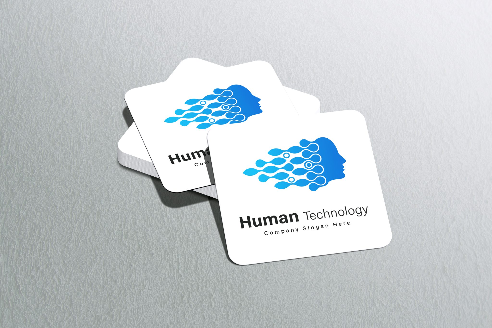 Free Human Technology Logo Design Template – GraphicsFamily