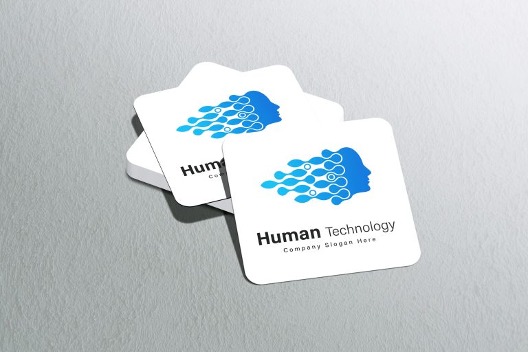 Free Human Technology Logo Design Template – GraphicsFamily