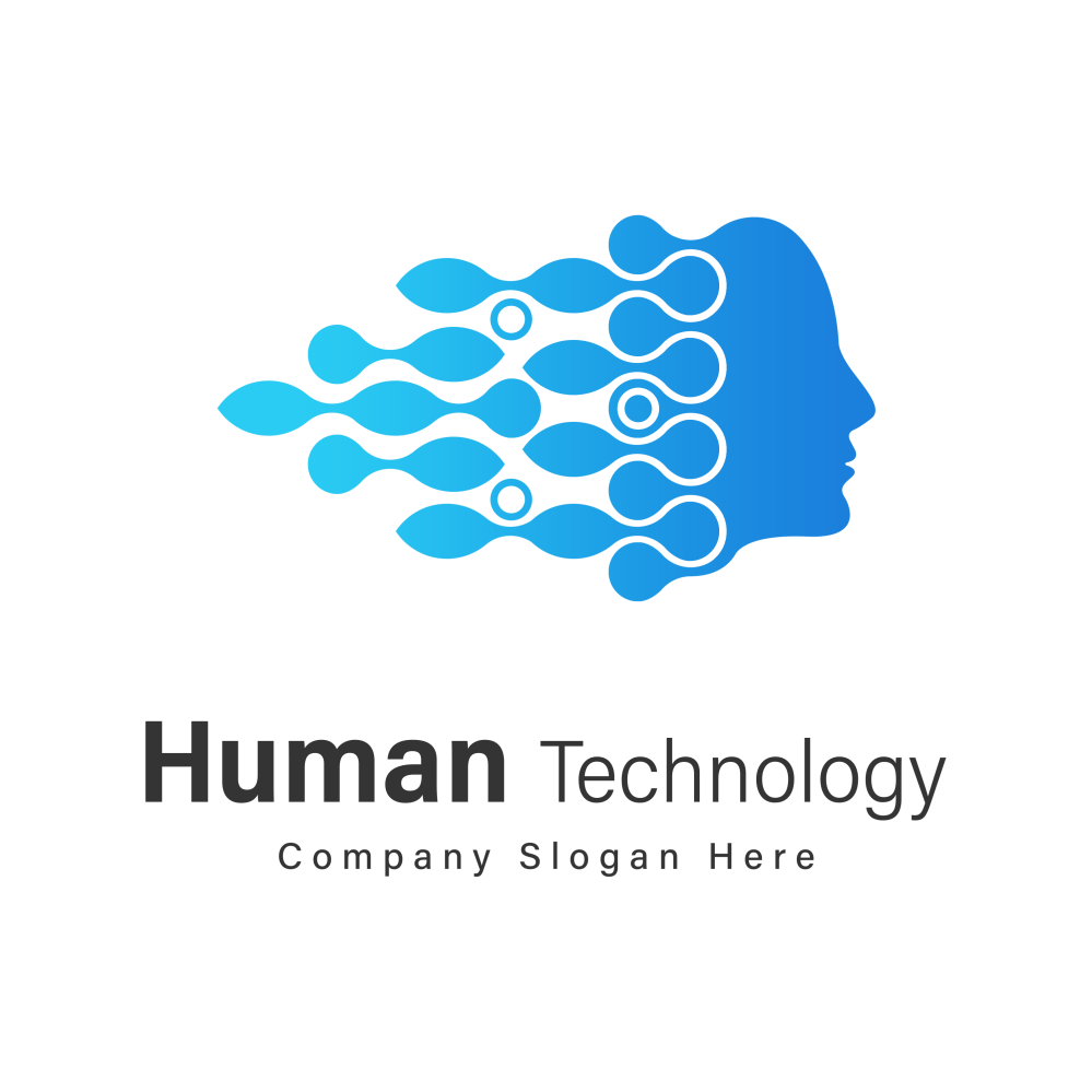 Free Human Technology Logo Design Template – GraphicsFamily