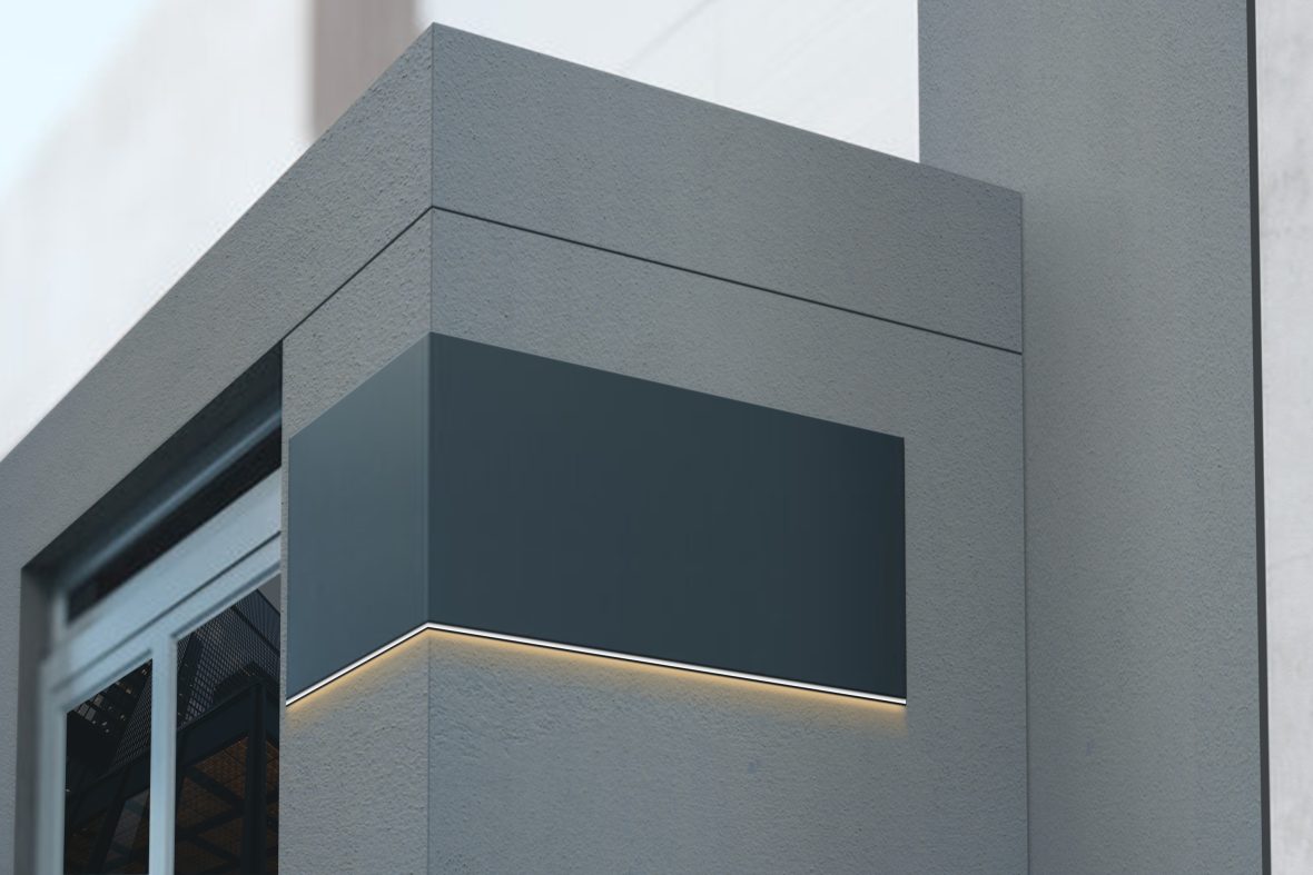 Creative 3D Logo Mockup on Business Building Wall – GraphicsFamily