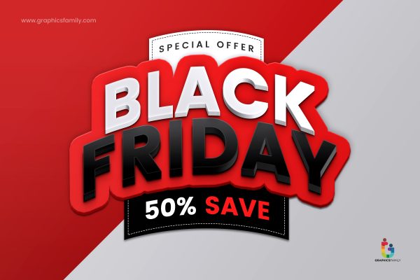 Black Friday Sale Banner Template Design Vector Image – GraphicsFamily