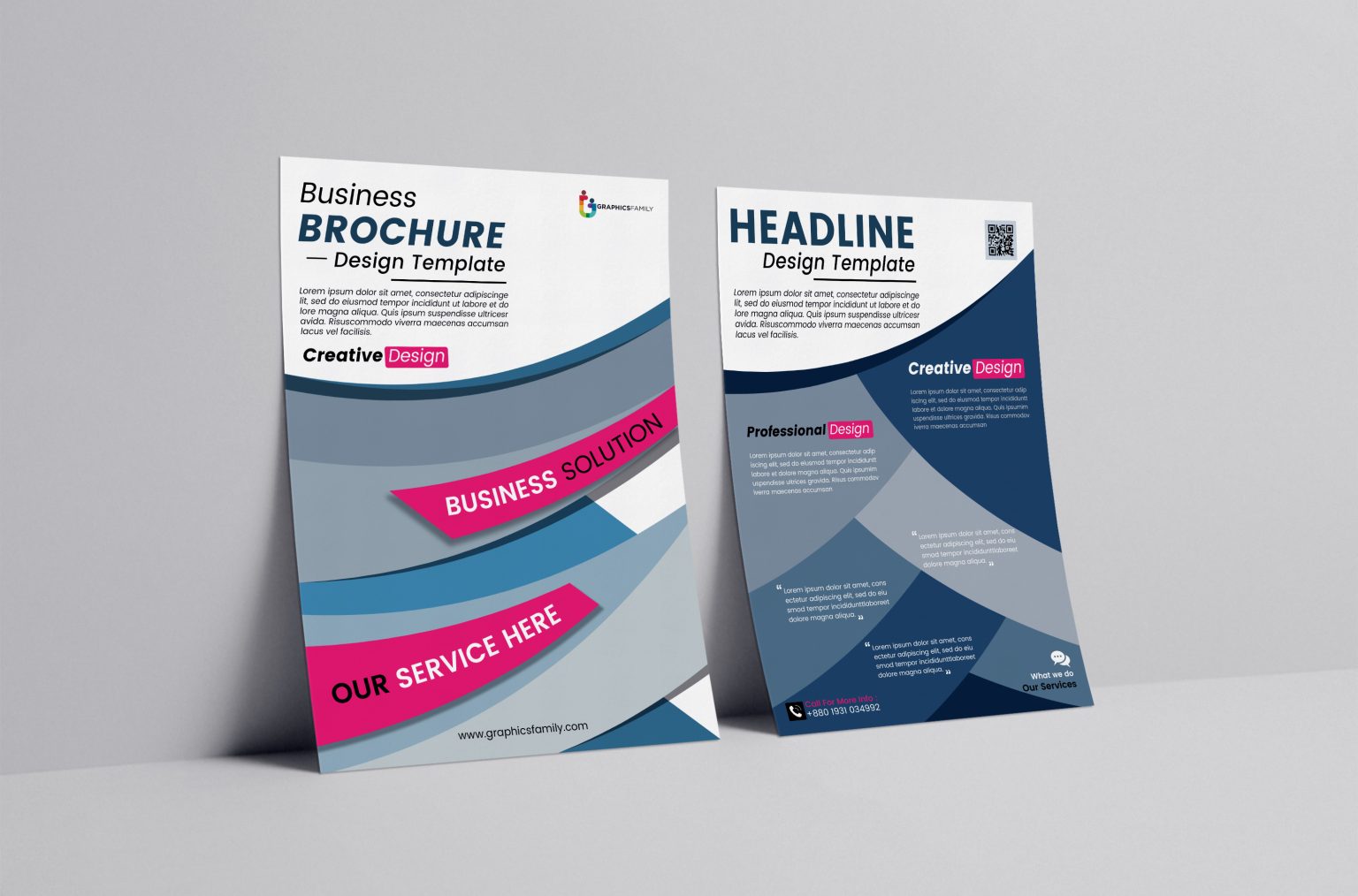 96+ Free Brochure Templates Download | GraphicsFamily