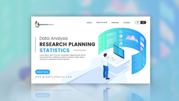 Data analysis research planning statistics vector image – GraphicsFamily