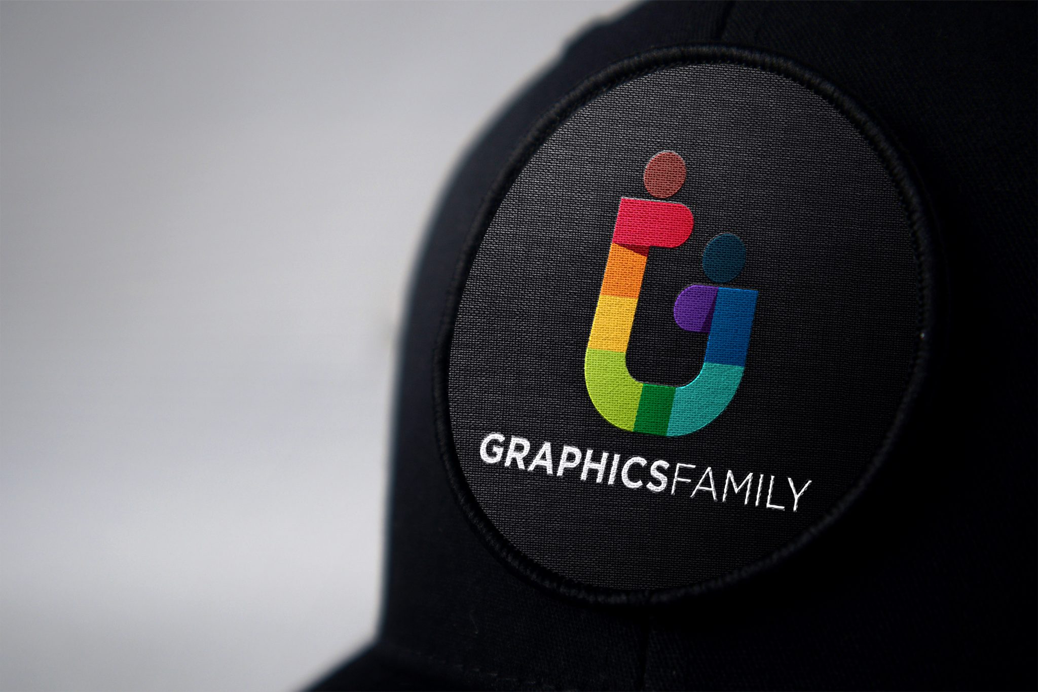 Black Cap Logo Mockup – GraphicsFamily