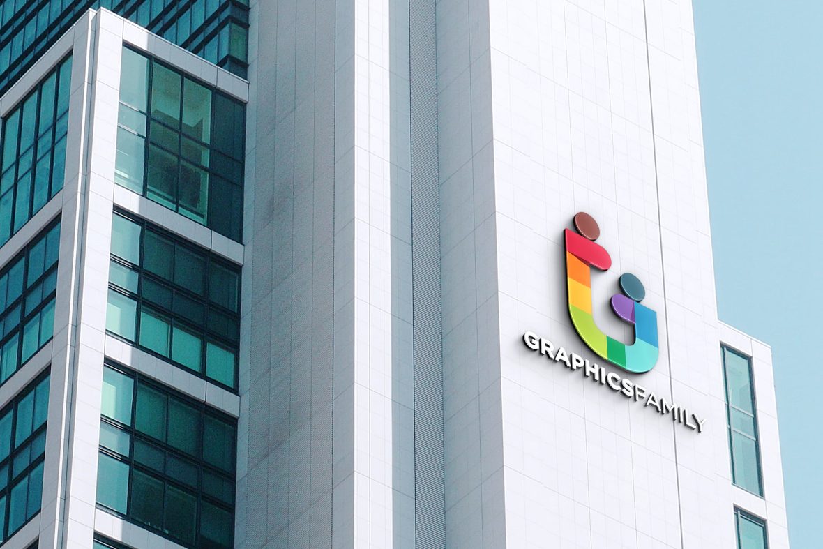 Free Editable Office Building Logo Mockup – GraphicsFamily