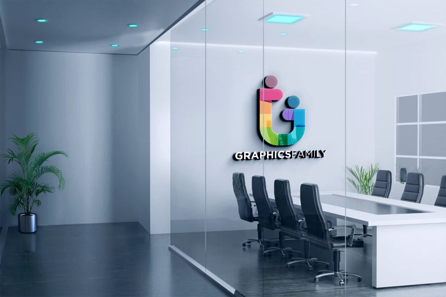 Free Professional Office Logo Mockup – GraphicsFamily