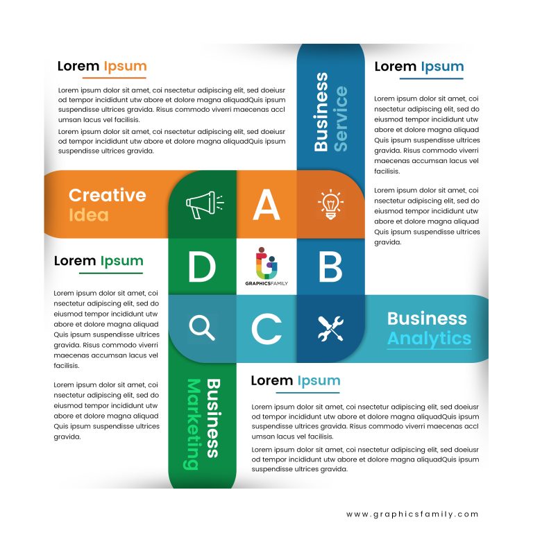 Modern design template for website or print vector image – GraphicsFamily