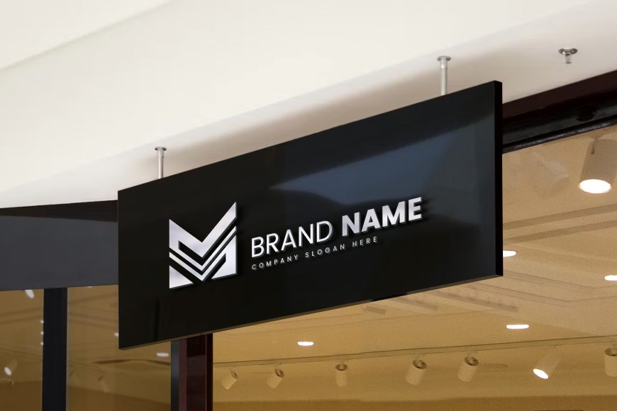 Overlay letter m logo design template vector image – GraphicsFamily