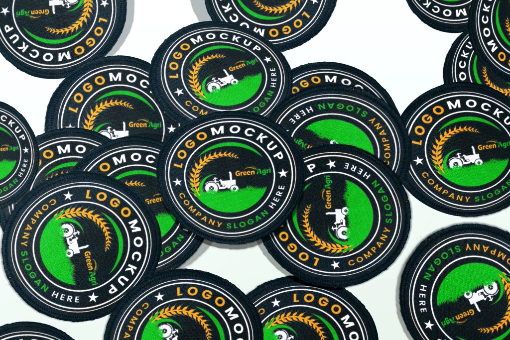 Round Stickers Logo Mockup – GraphicsFamily