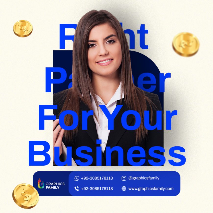 Social Media Post Layout Set with Blue and Teal Overlay Elements ...