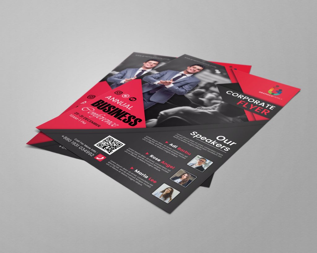 Vector Business Flyer Template – GraphicsFamily