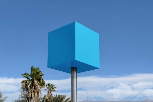 Cube Sign 3D Logo Mockup – GraphicsFamily