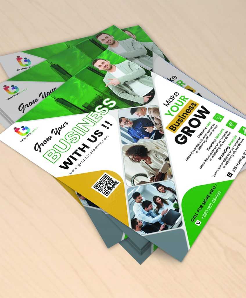 Free Corporate Business Flyer Template – GraphicsFamily