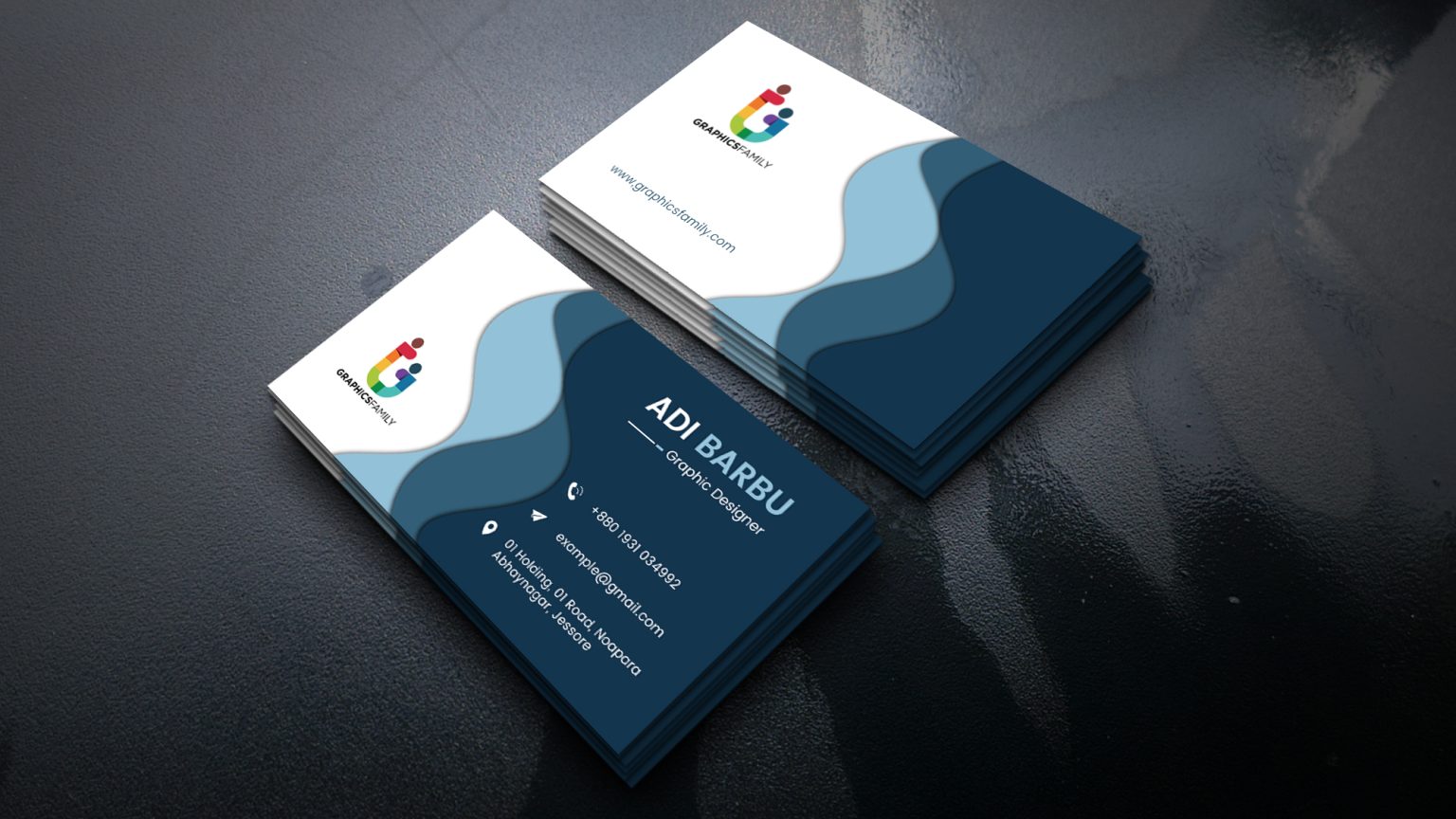Free Creative Business Card Design – GraphicsFamily