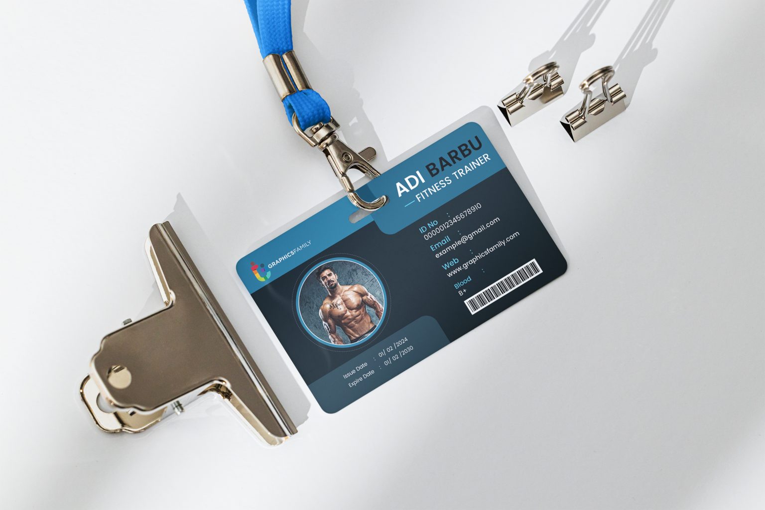 87+ Free Id Card Templates Download – GraphicsFamily