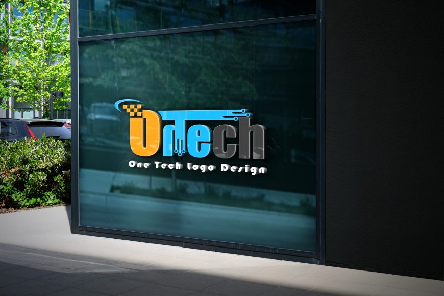 Free and customizable One tech logo template – GraphicsFamily