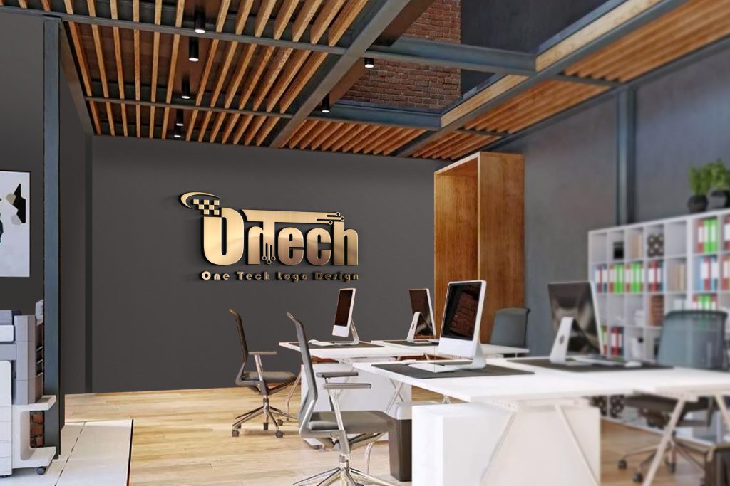 Free and customizable One tech logo template – GraphicsFamily