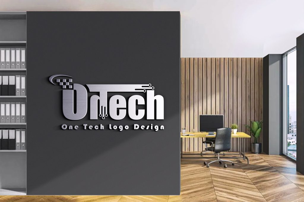 Free and customizable One tech logo template – GraphicsFamily