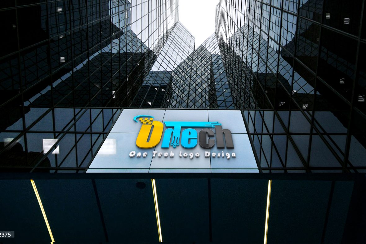 Free and customizable One tech logo template – GraphicsFamily