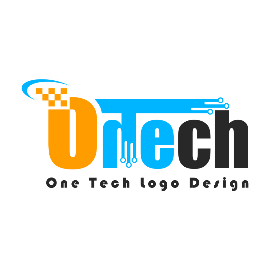 Free and customizable One tech logo template – GraphicsFamily