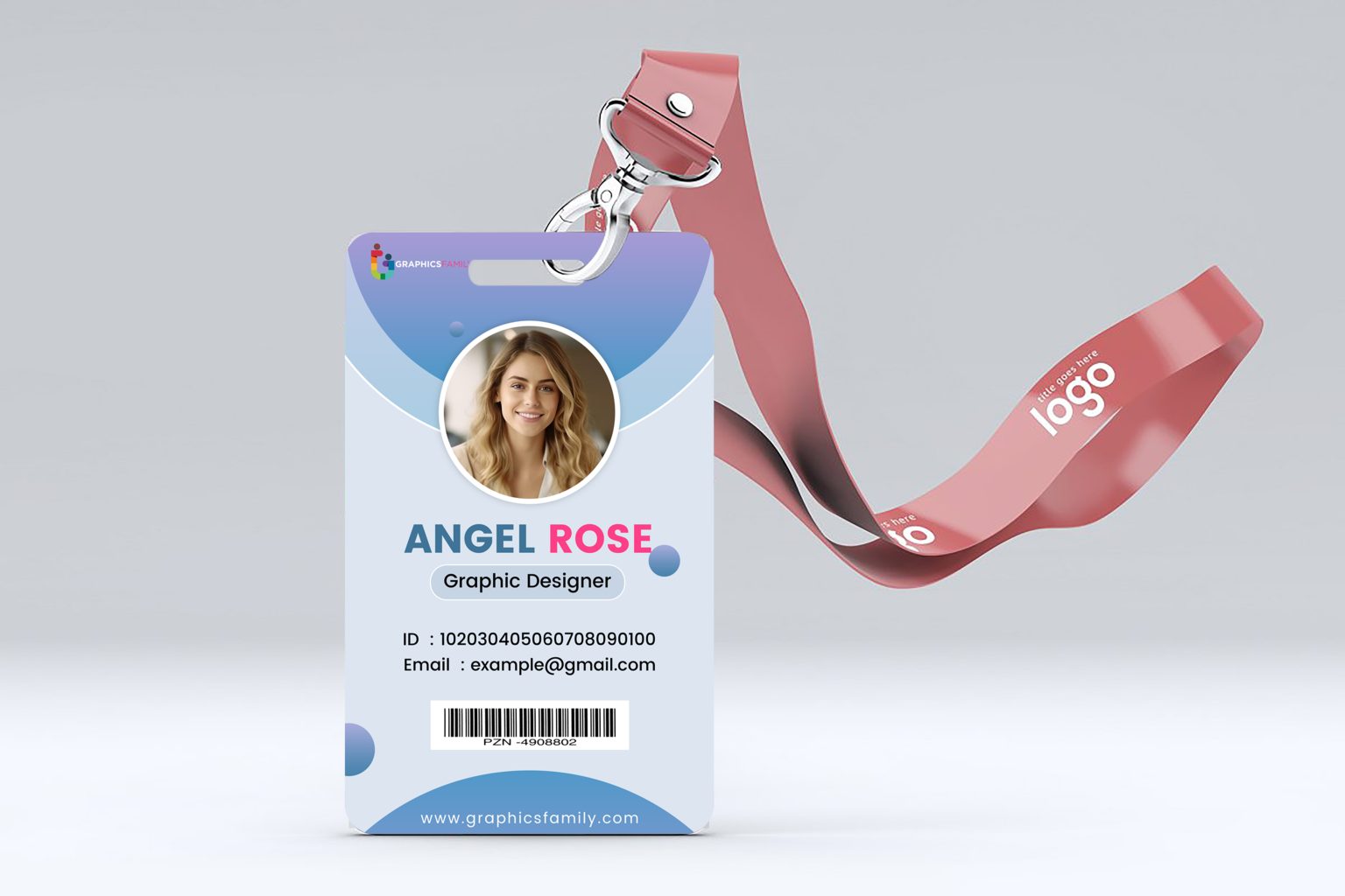 Free Modern and Clean Id Card Design – GraphicsFamily
