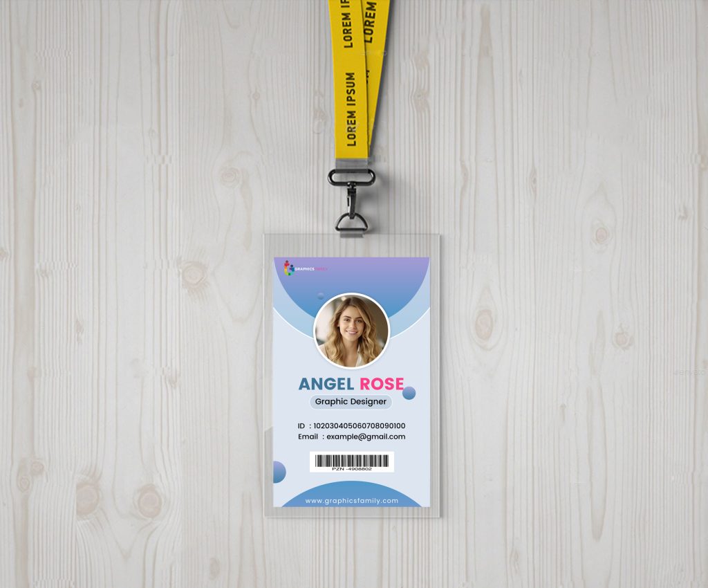 Free Modern and Clean Id Card Design – GraphicsFamily