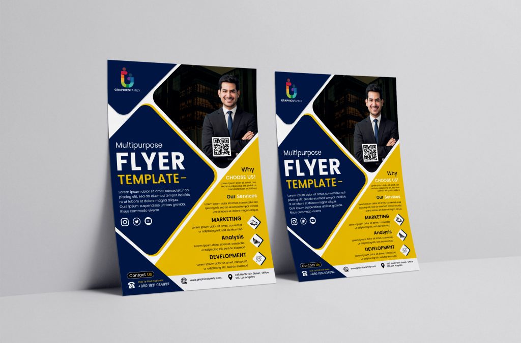 Multipurpose Flyer Template – GraphicsFamily