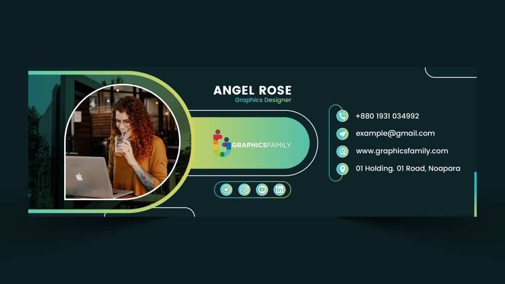 41+ Free Email Signature Templates Download in 2022 – GraphicsFamily