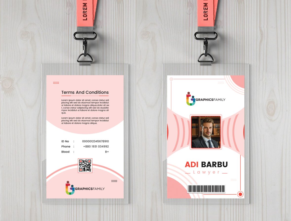 Free Attorney ID Card Template – GraphicsFamily