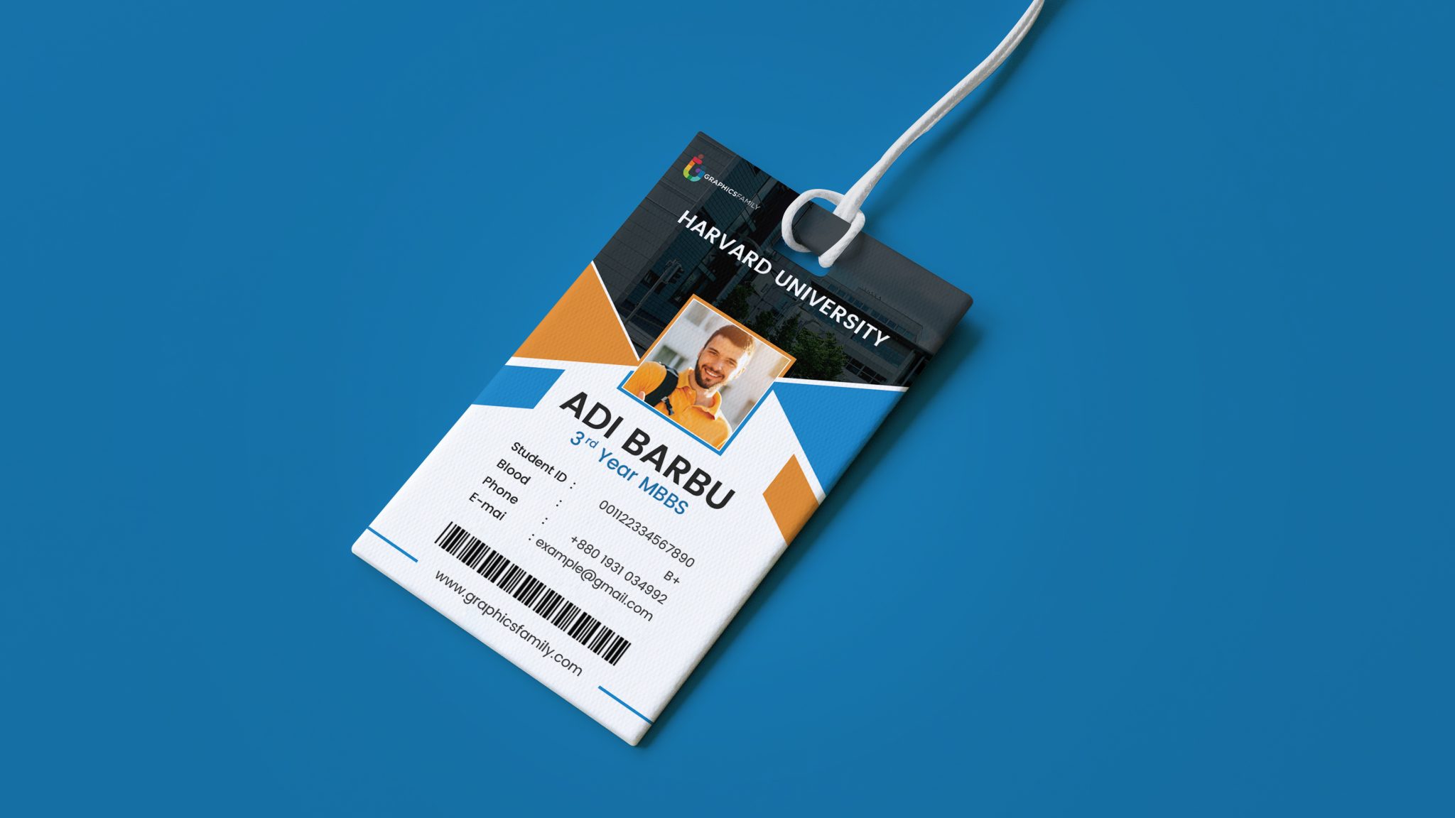 87+ Free Id Card Templates Download – GraphicsFamily